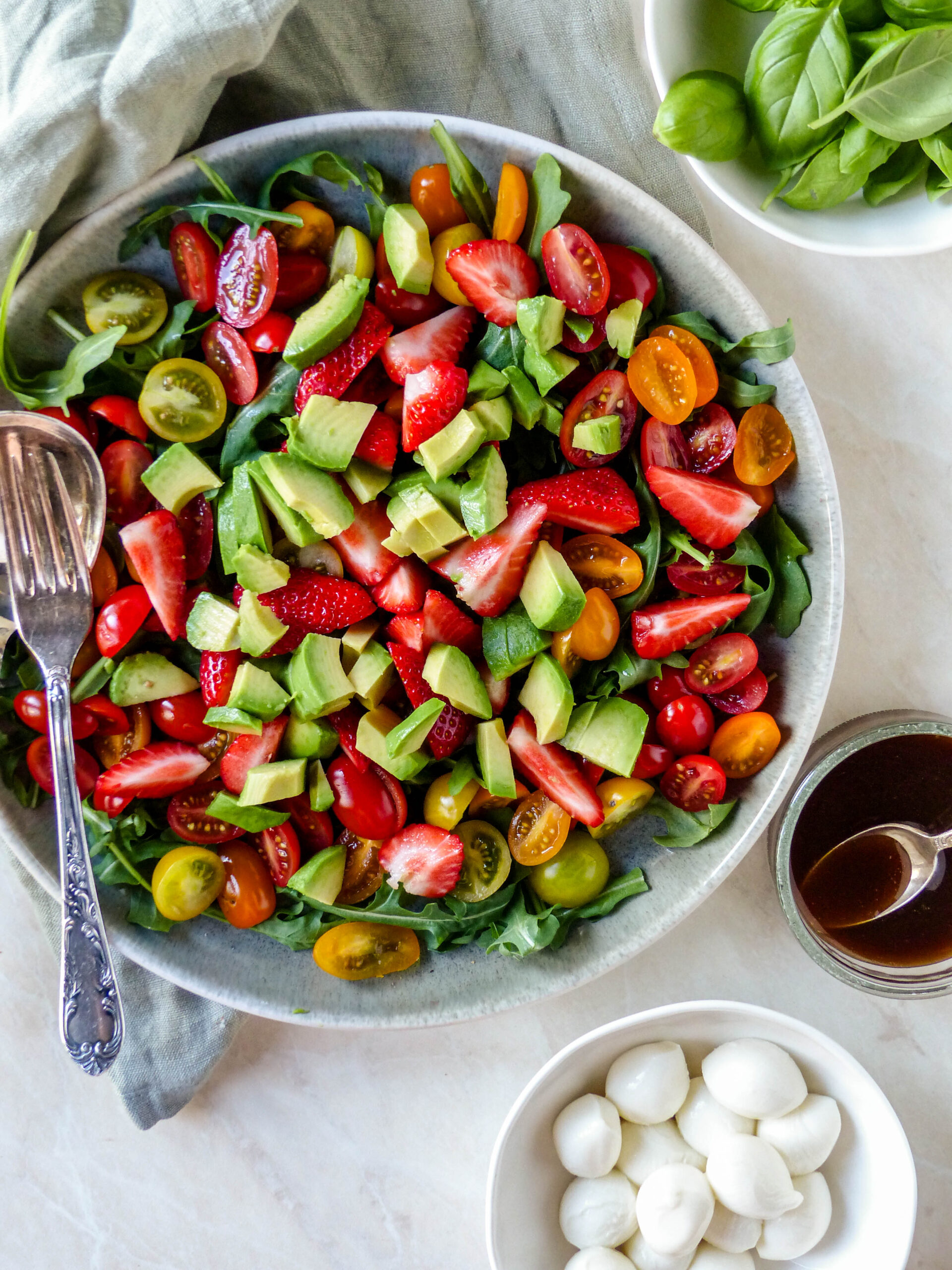 Faszinierend Erdbeeren Im Salat Ebenbild